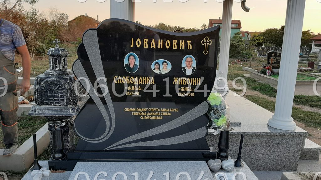 Jedna ploča Nadgrobni Spomenici - Spomenici Granit Premium